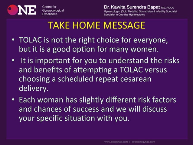 Tolac trial of labour after section | PDF | Pregnancy | Reproductive Health