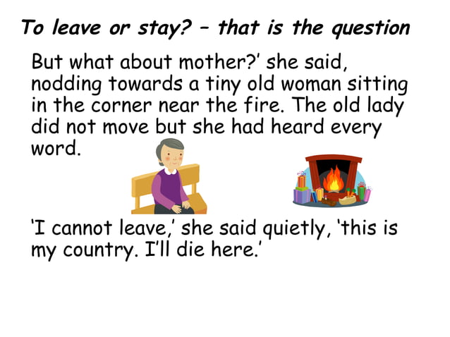 To leave or stay slideshare | PPT