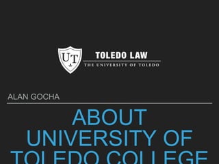 About University of Toledo College of Law | PPTX