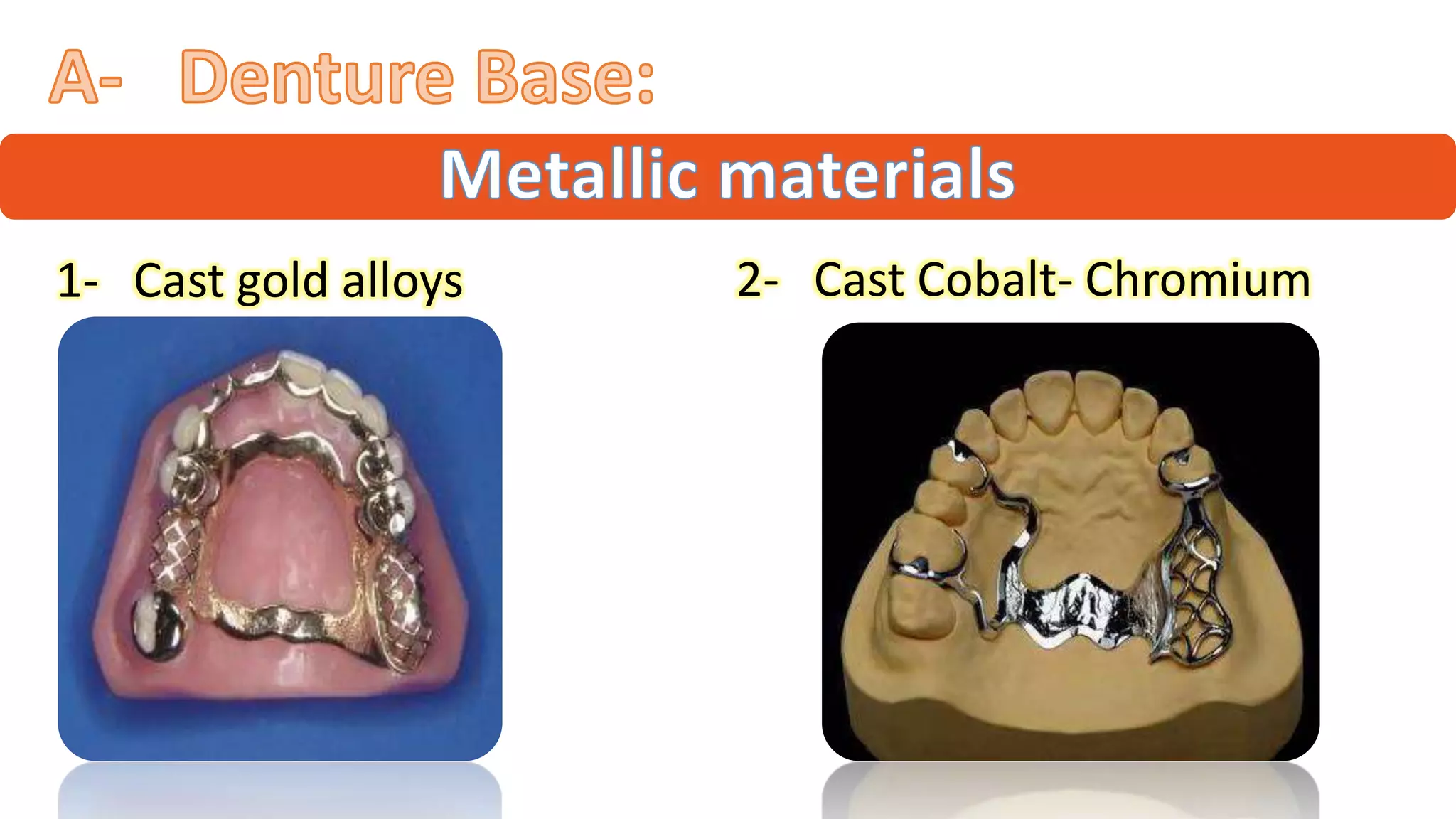 Materials used in RPD construction | PDF