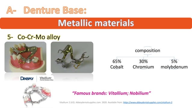 Materials used in RPD construction | PDF | Dental Health | Diseases and ...