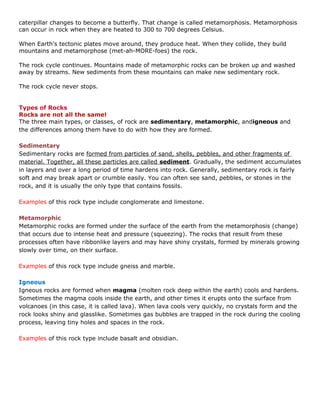 Rock Cycle | PDF