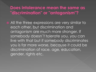Tolerance | PPT