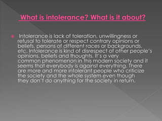 Tolerance | PPTX