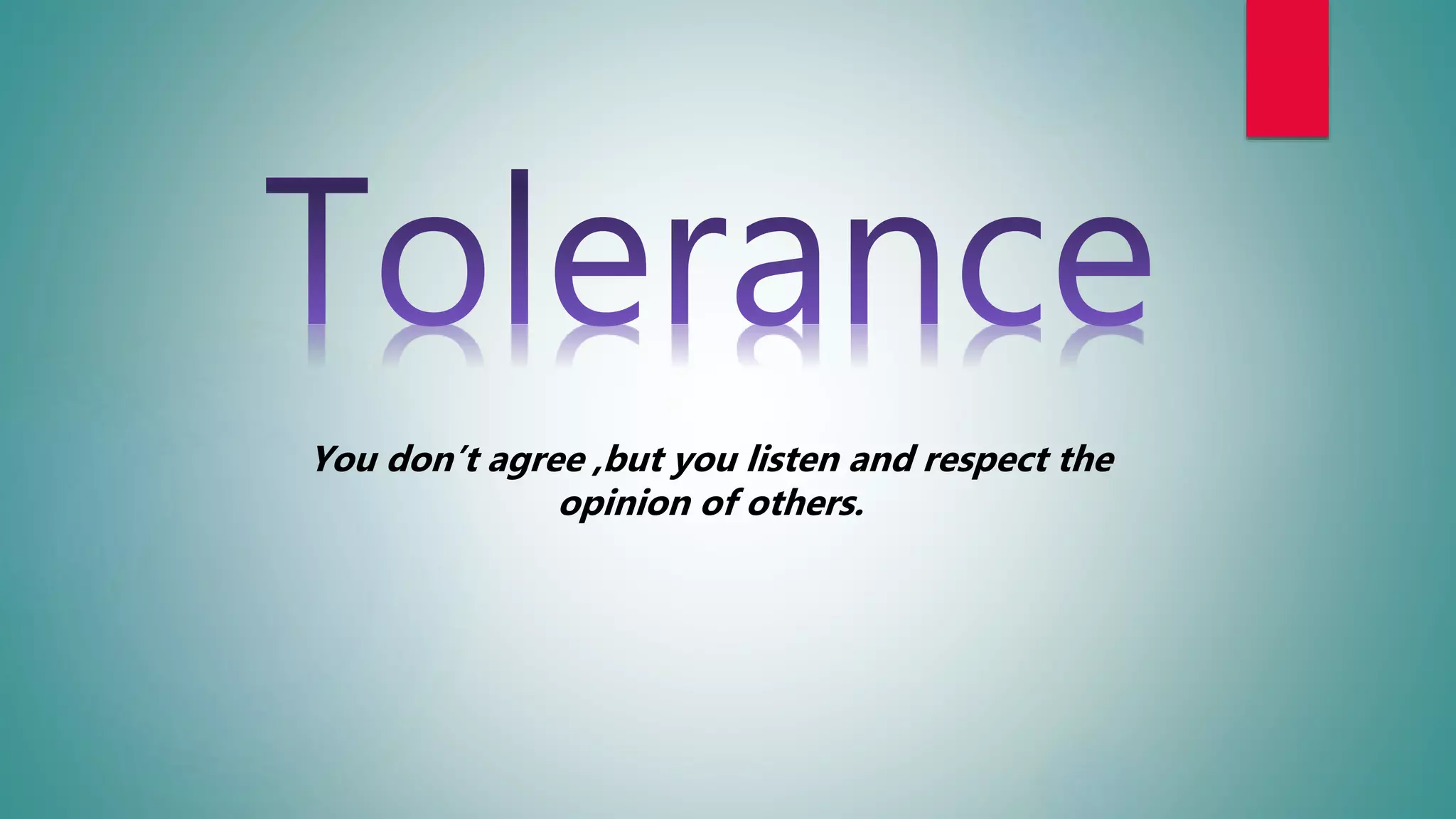 Tolerance | PPTX