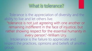 Tolerance | PPTX
