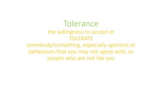 Tolerance | PPTX