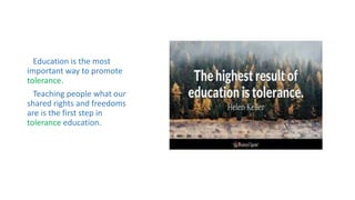 Tolerance | PPTX