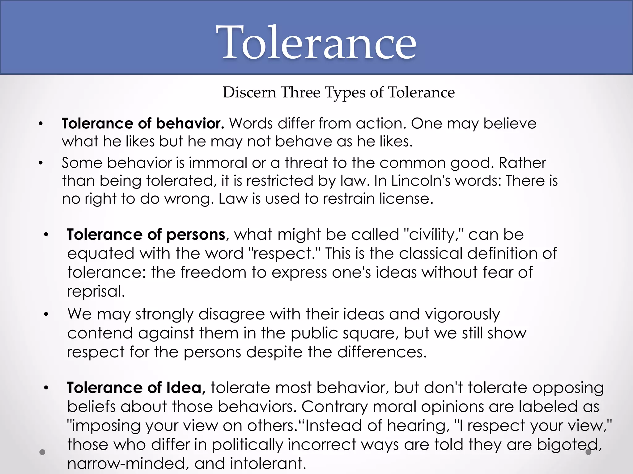 Tolerance | PDF
