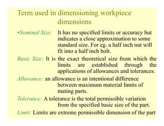 Tolerance of components while assembly parts .ppt