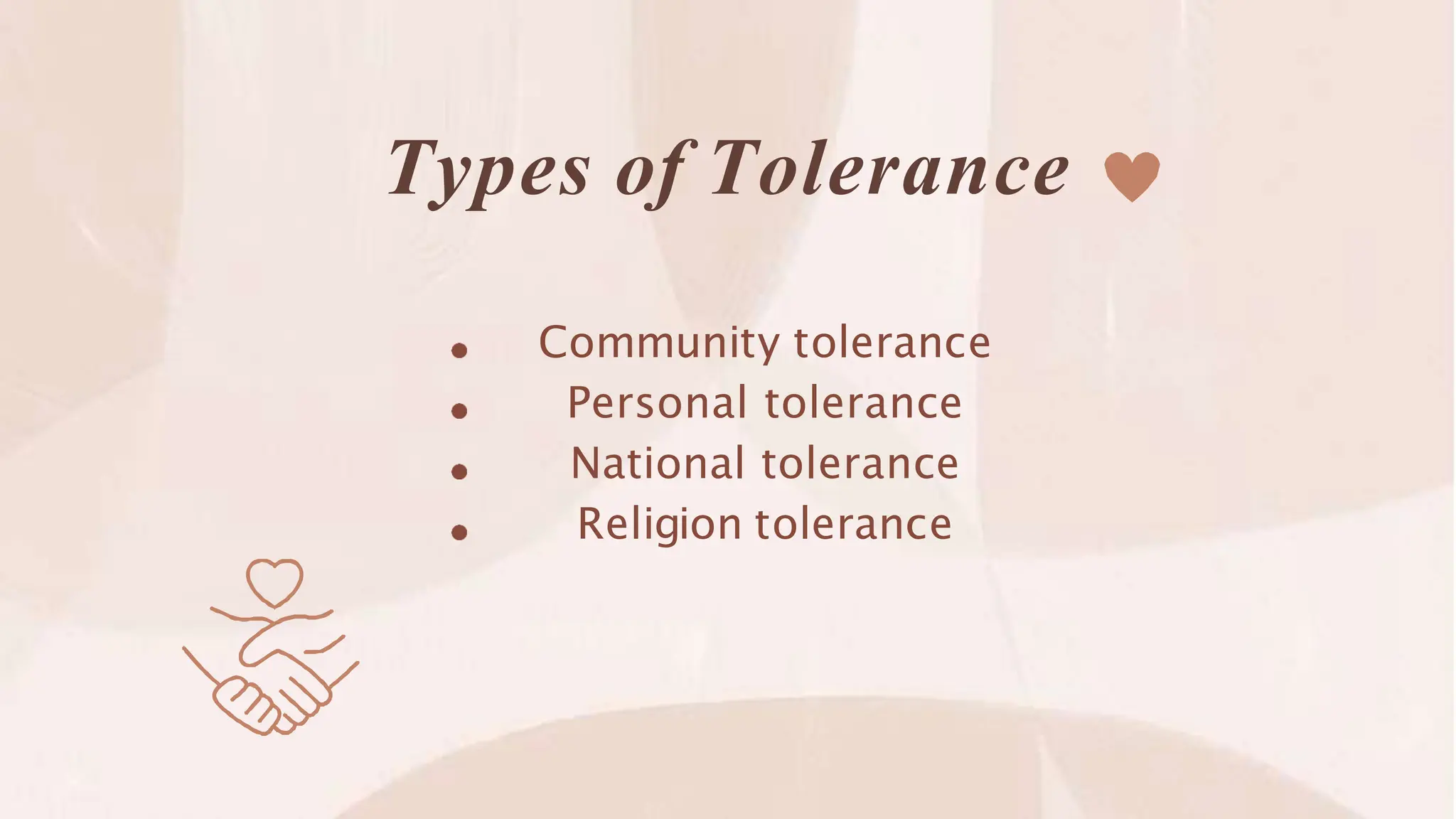 English presentation about Tolerance or accepting others | PPTX