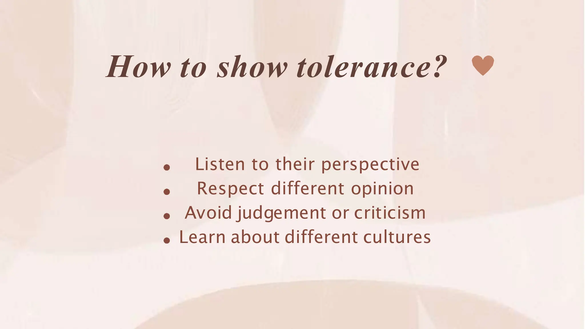 English presentation about Tolerance or accepting others | PPTX