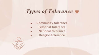English presentation about Tolerance or accepting others | PPTX