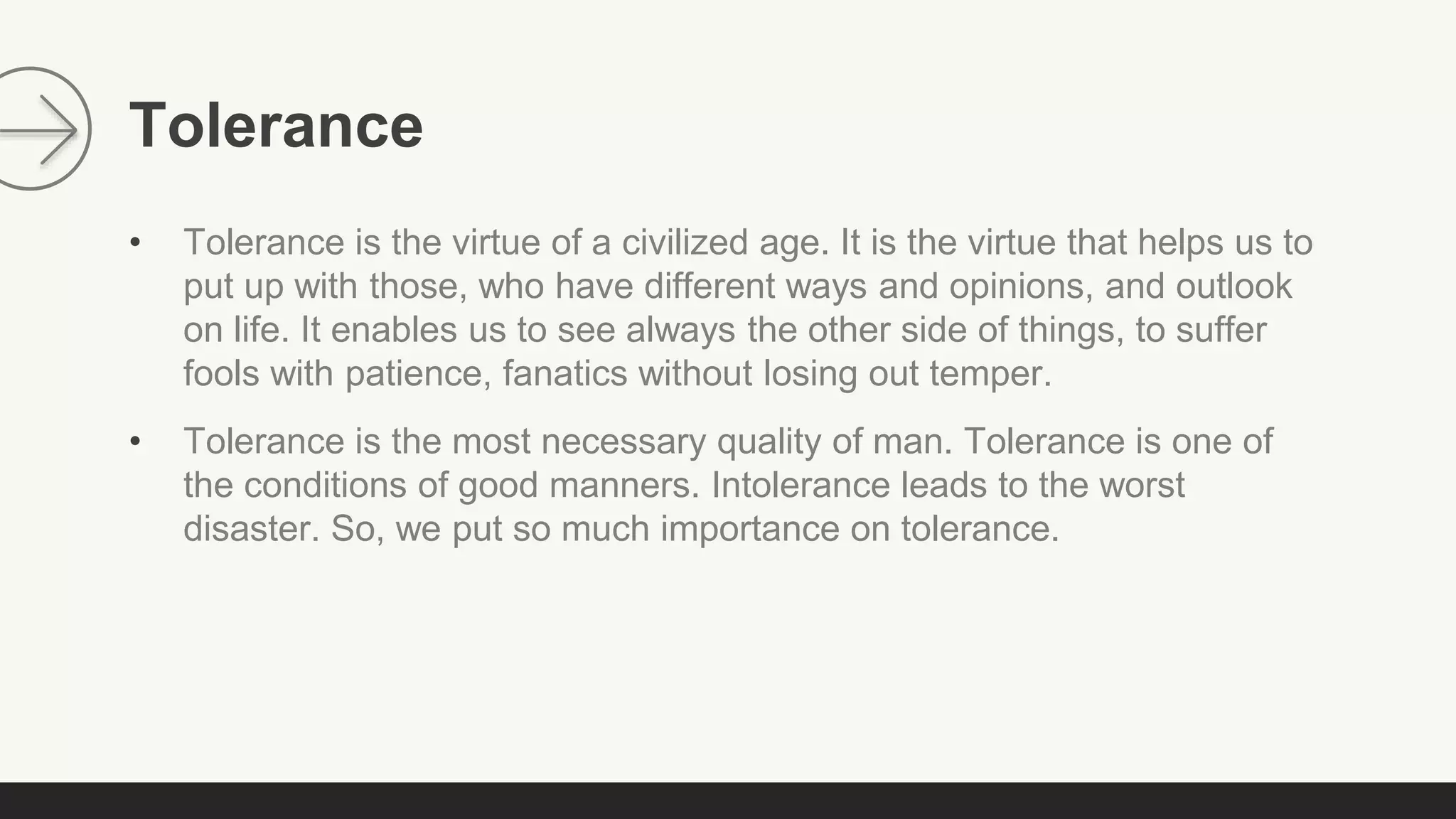 Tolerance | PPTX