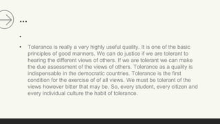 Tolerance | PPTX