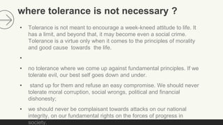 Tolerance | PPTX