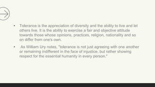 Tolerance | PPTX