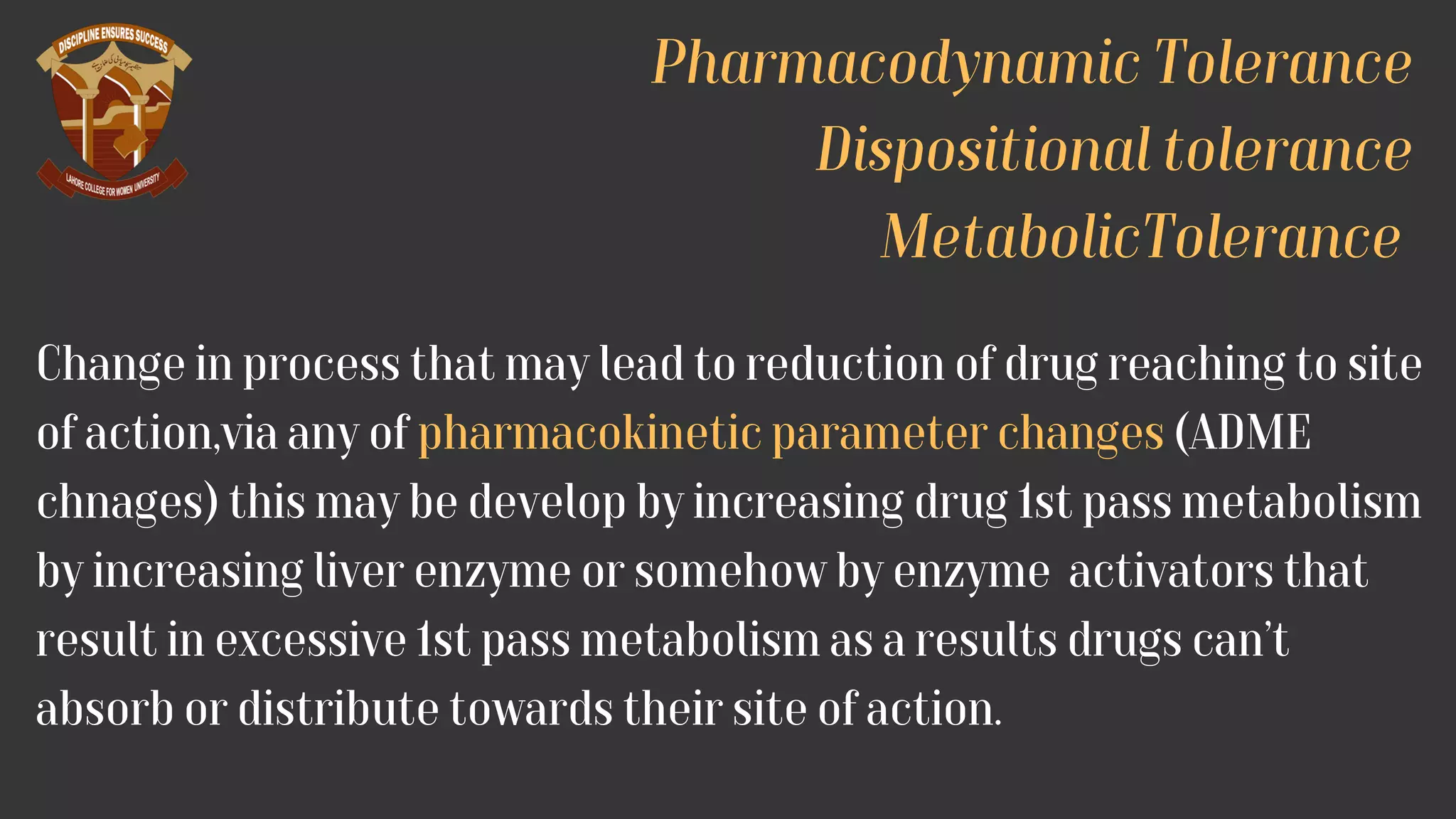 DRUG Addiction and Tolerance | PDF