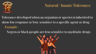 DRUG Addiction and Tolerance | PDF