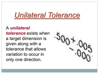 Tolerance and allowance 2 | PPTX