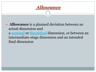 Tolerance and allowance 2 | PPTX | 3-D Graphics | Computer Software and ...