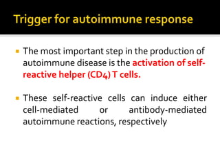 Tolerance and autoimmunity | PPTX