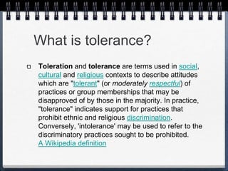 Tolerance And Black History | PPTX | Crime & Harmful Acts to ...