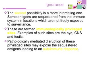 Tolerance & autoimmunity | PPT