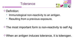 Tolerance & autoimmunity | PPT