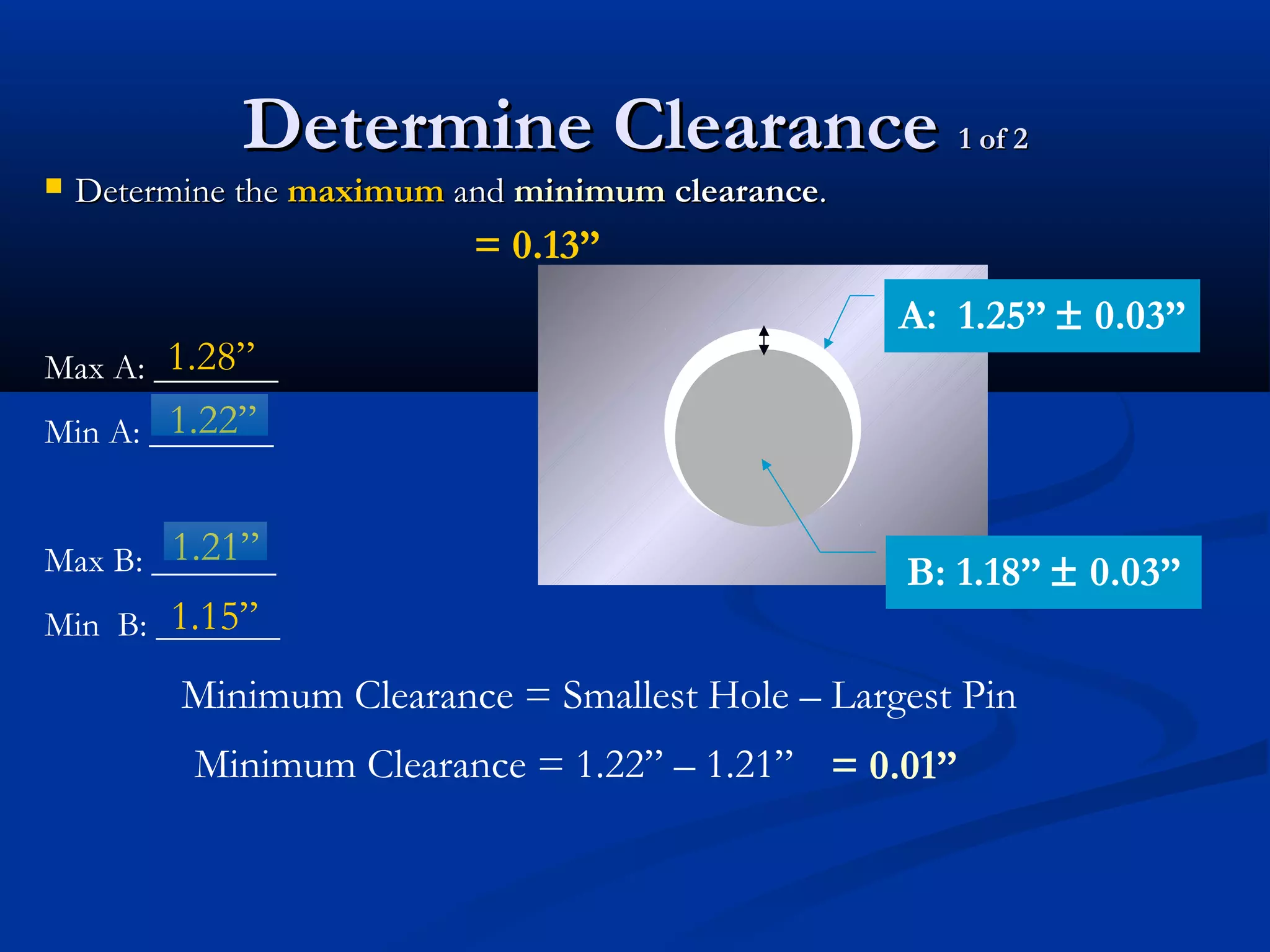 Tolerance clearance interference lecture | PPT