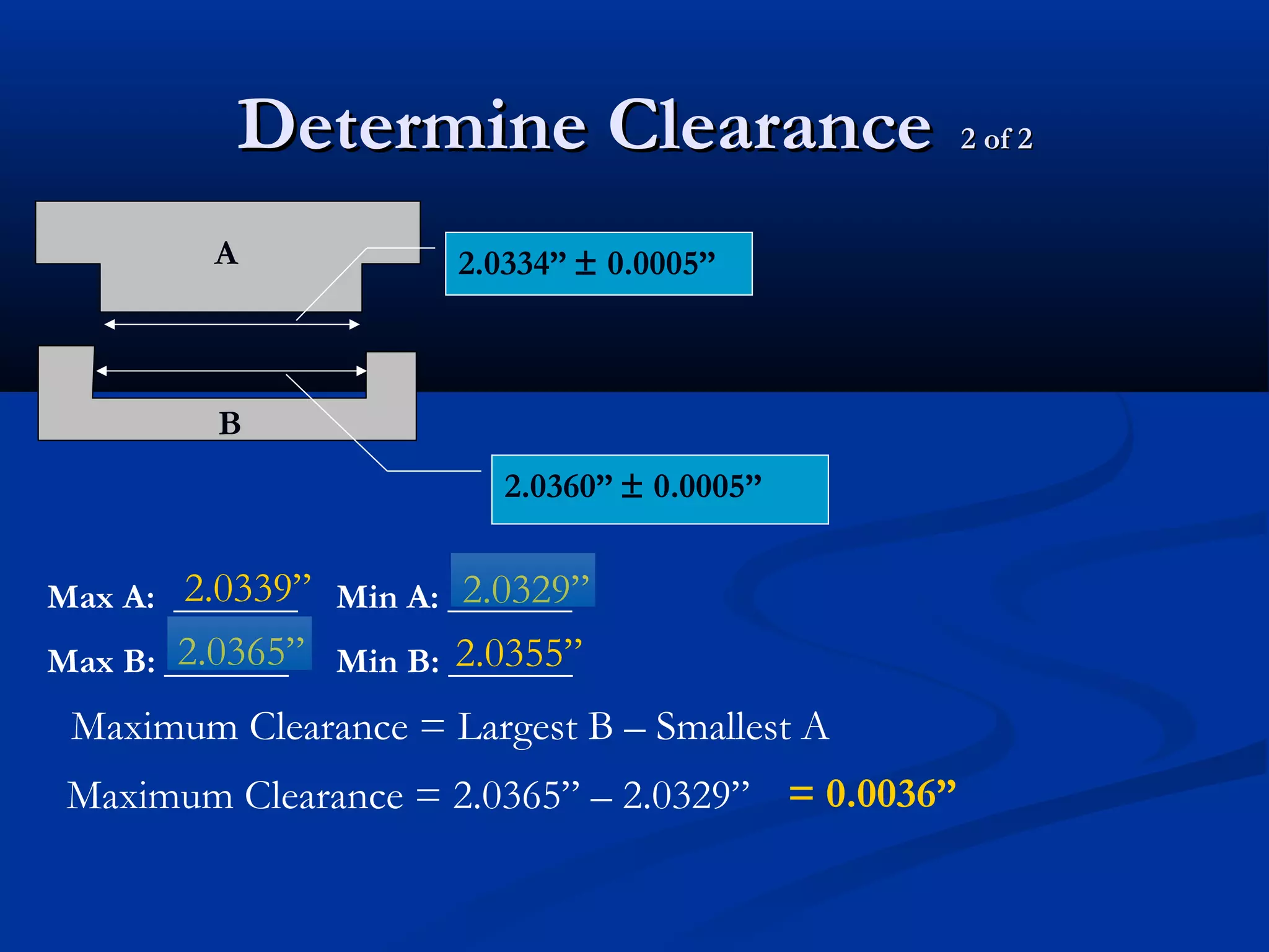 Tolerance clearance interference lecture | PPT