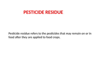 Tolerance levels - maximum residue limits - waiting periods.pptx