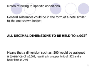 Tolerances | PPT