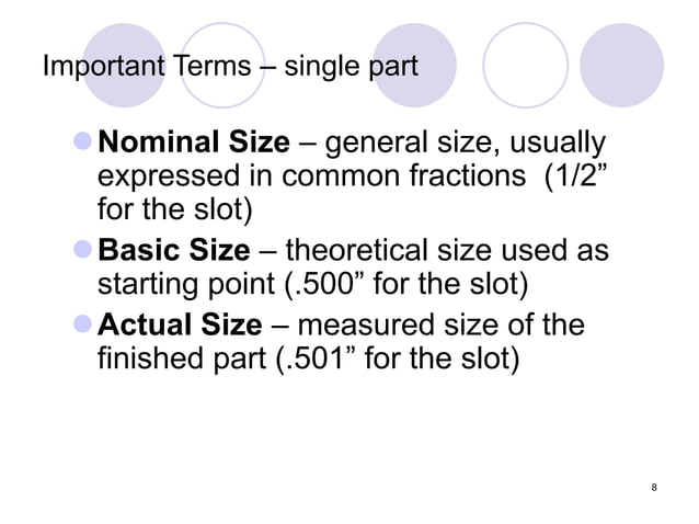 Tolerances | PPT | Physics | Science