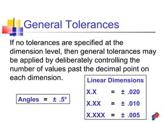 Tolerances 1 | PPT
