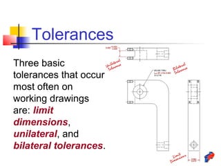 Tolerances | PPT | 3-D Graphics | Computer Software and Applications
