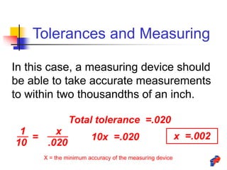 Tolerances.ppt | 3-D Graphics | Computer Software and Applications