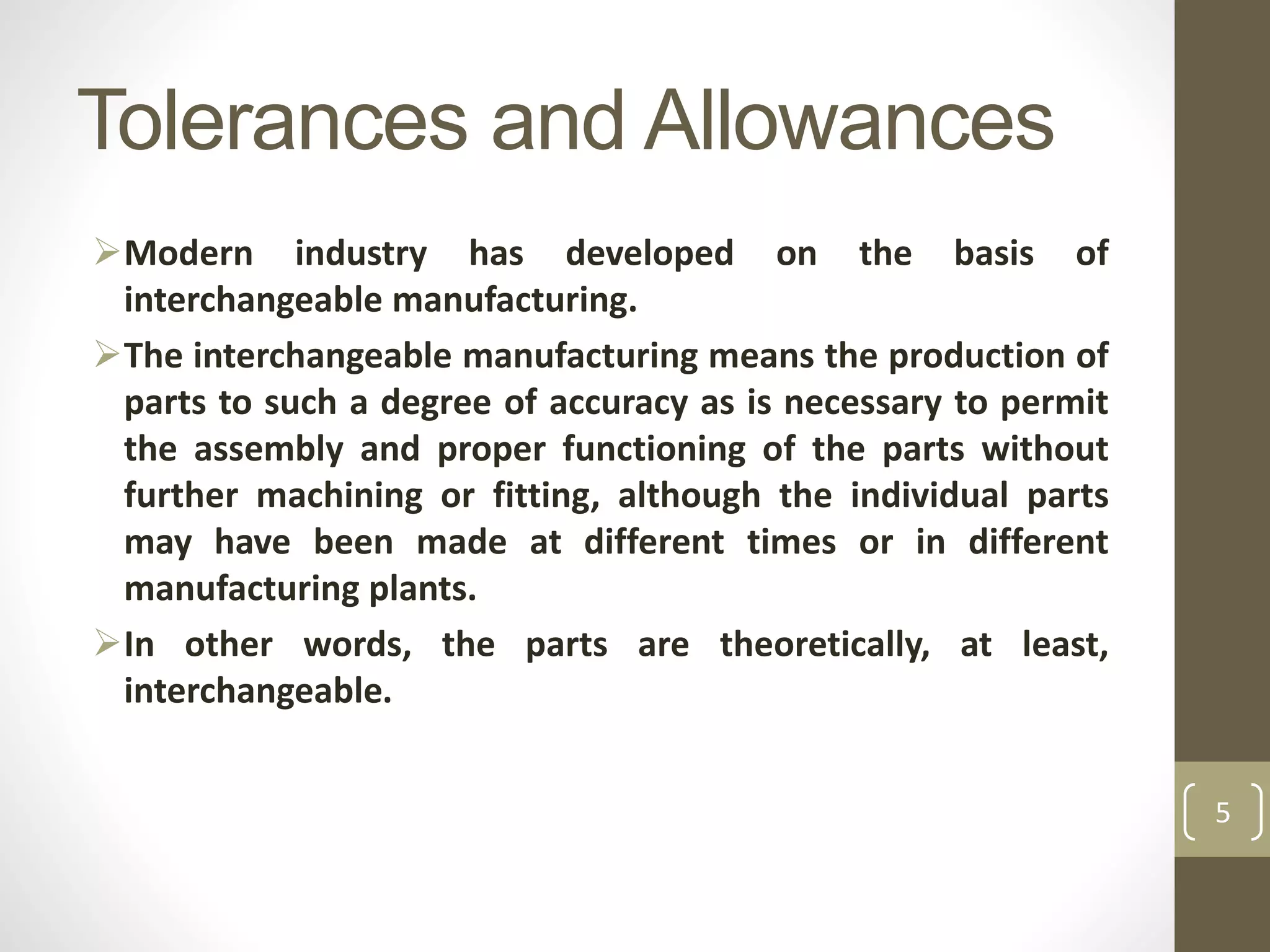 Tolerances and allowances | PPTX | Business | Business and Finance