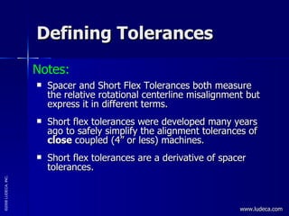 Shaft Alignment Tolerances | PPT