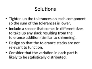 tolerance_stacks UP Basic understanding for engineers | PPT