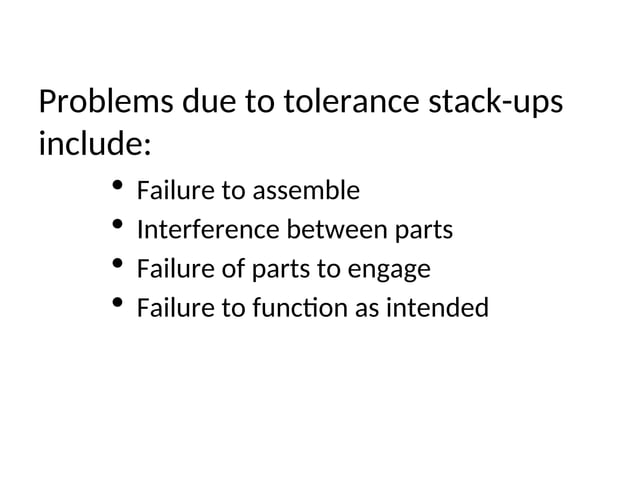 tolerance_stacks UP Basic understanding for engineers | PPT