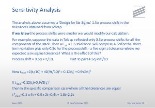 Tolerance Stacks - using Tolcap (Version 2) - 2022 | PPT