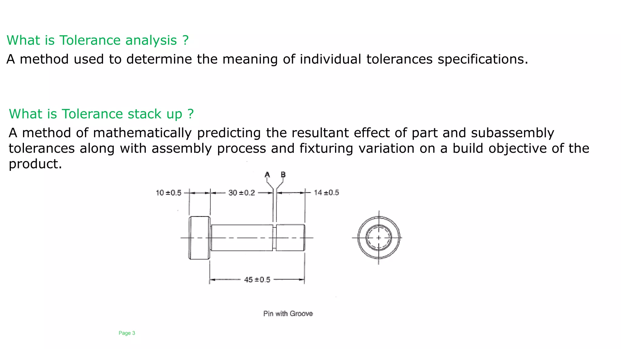 Tolerance stack up and analysis mn | PDF