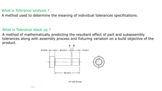 Tolerance stack up and analysis mn | PDF