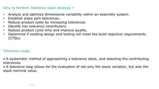 Tolerance stack up and analysis mn | PDF