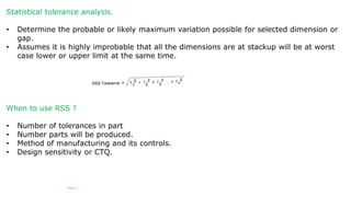 Tolerance stack up and analysis mn | PDF