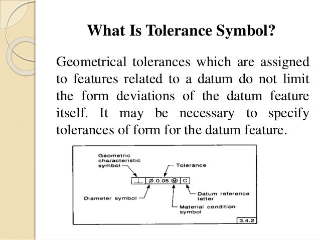 Tolerance symbol