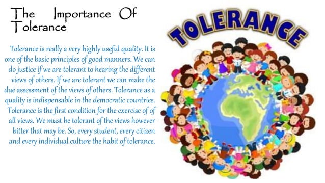 Tolerance, Types of Discrimination and Human Rights | PPT