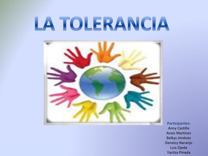 Imagenes de valores tolerancia - Imagui