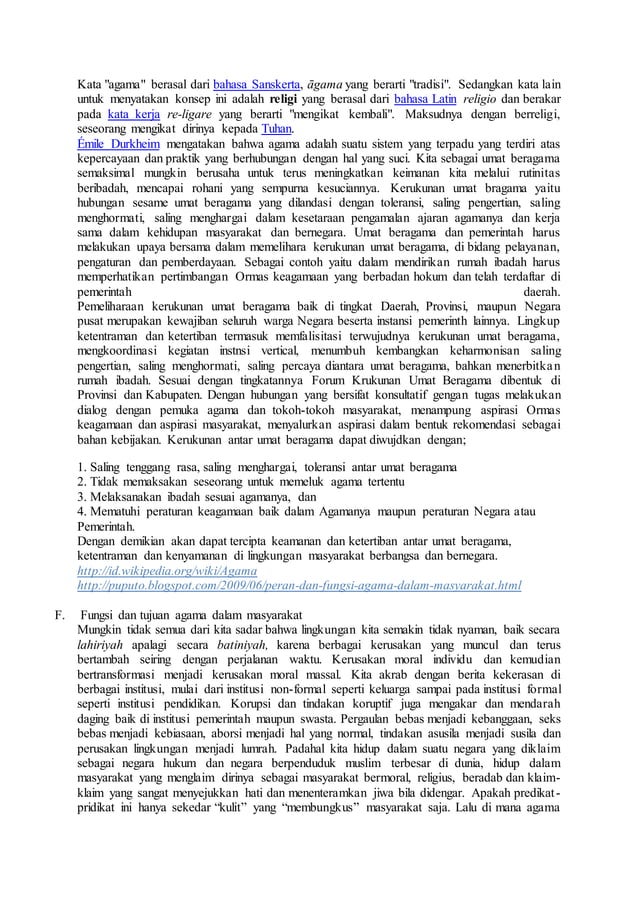 Toleransi antar umat beragama | PDF